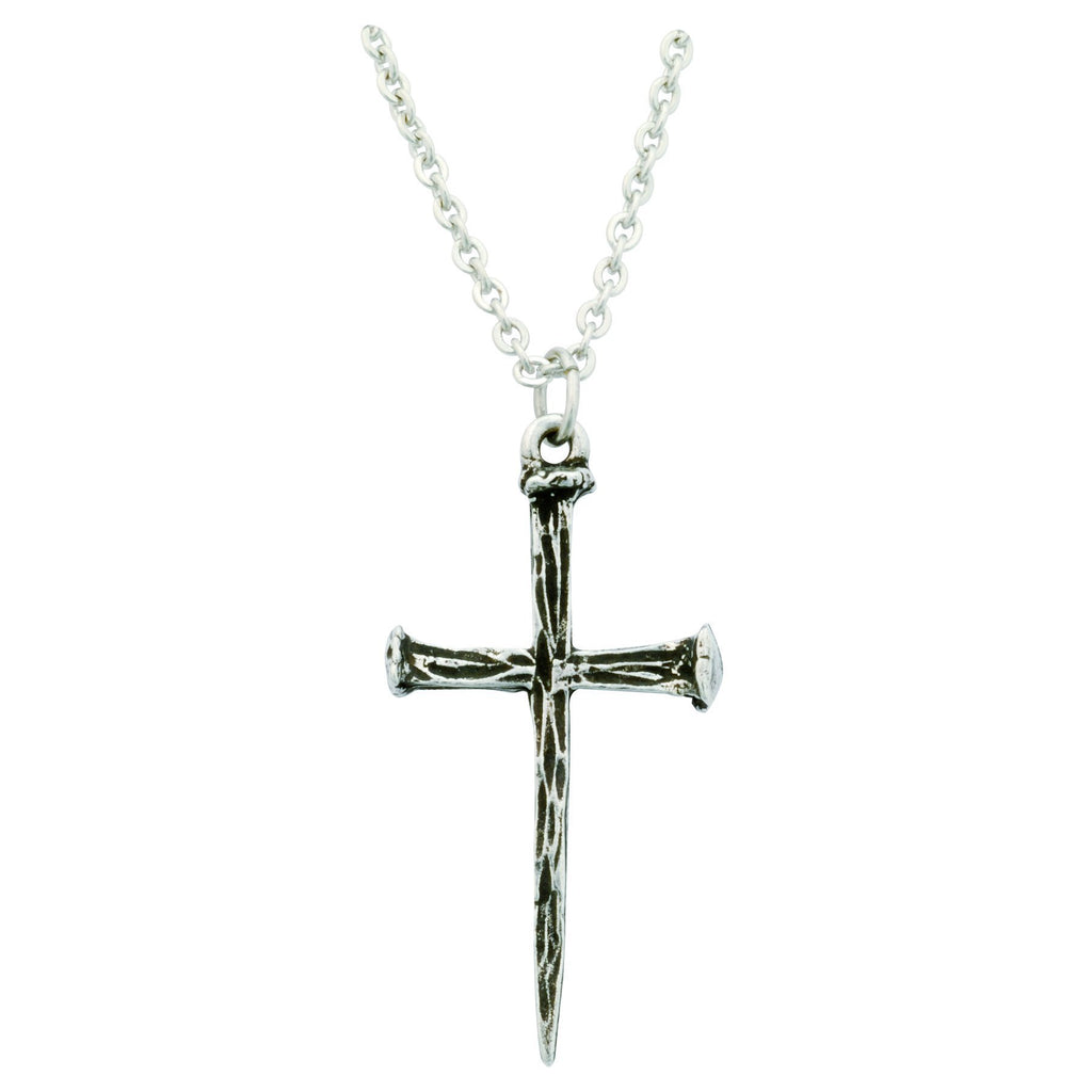 Pewter Nail Cross Necklace | Atrio Hill