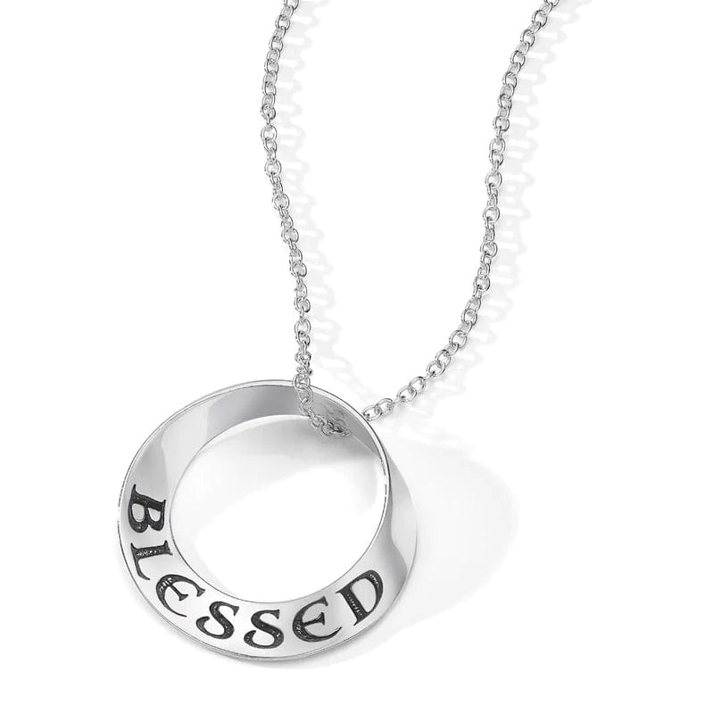 Sterling Silver Blessed Necklace